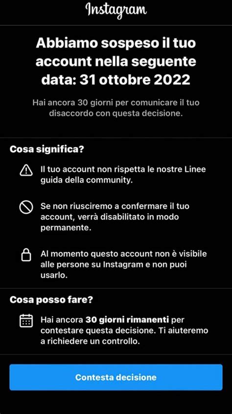 Instagram Come Recuperare Account Sospeso