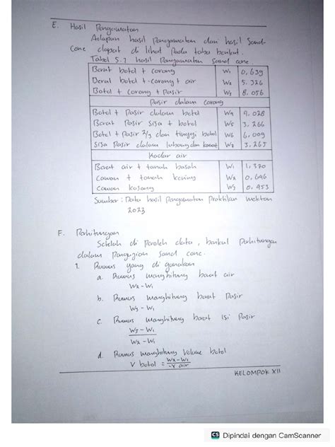 Perhitungan Sand Cone Pdf