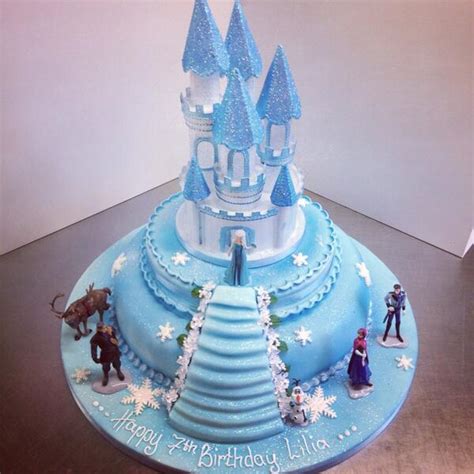 Frozen Ice Castle Cake