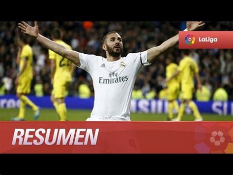 Resumen De Real Madrid Villarreal CF YouTube