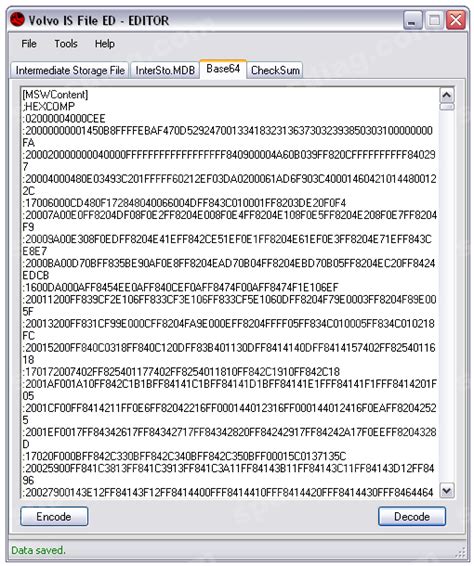 Truck InterMediate Storage File Encryptor Decryptor Editor AdBlue NOx