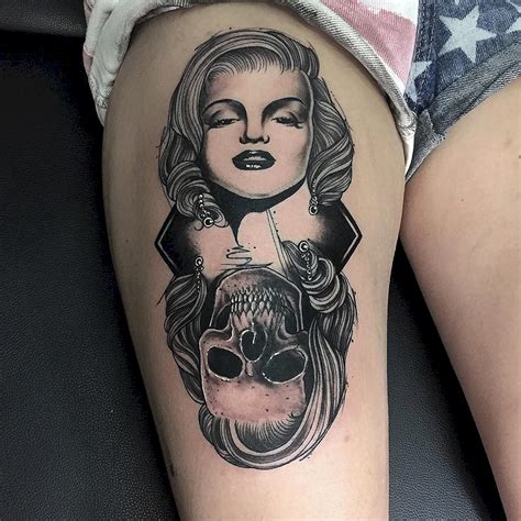 Мерилін Монро тату 65 Фото Ідей