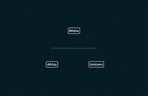 🦏 rhino recipe how to make rhino in infinite craft