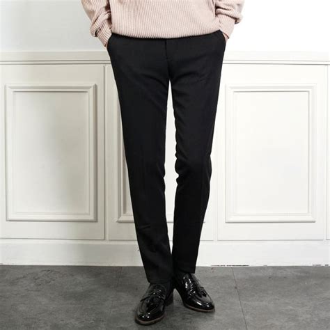 프랭키뉴욕 남자 겨울 기모 슬랙스 정장바지 일자 스판 남성 빅사이즈 Sa083k Ssgcom