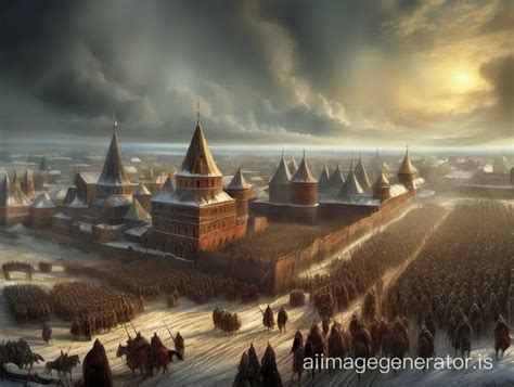 Ancient Rus Feudal Fragmentation Vivid 16k Hdr Illustration Ai Image