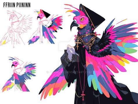 Adopt 4 Flamingo Pink Furry 210923 153 By Aibondar On Deviantart