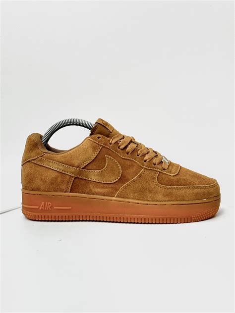 Кроссовки женские Nike Air Force Замшевые (Коричневые), Кеды женские ...