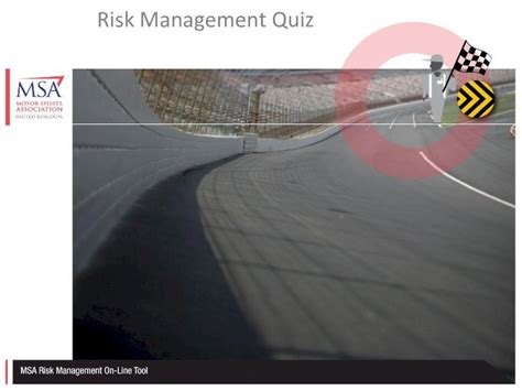 Pdf Risk Management Quiz Motorsports Association Management Quiz 2 2 Msa Risk Management