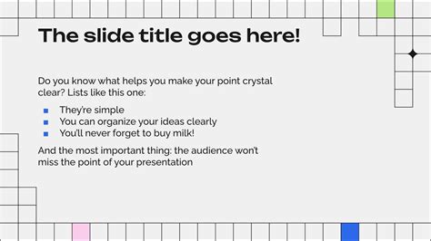 Cool Background Grid Slides Presentation