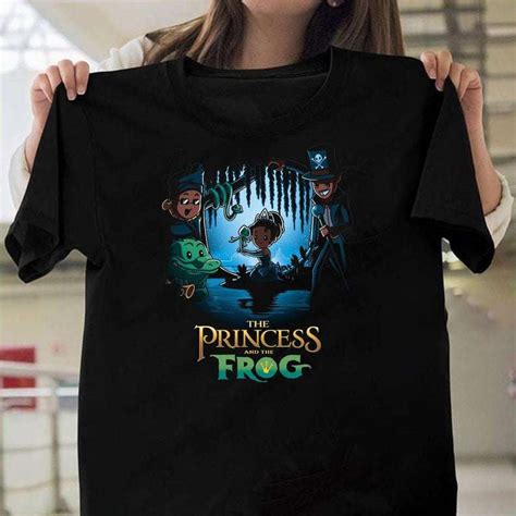 The Princess And The Frog T Shirt Hoodie Long Sleeve Sweatshirt And