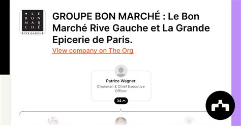 Groupe Bon MarchÉ Le Bon Marché Rive Gauche Et La Grande Epicerie De