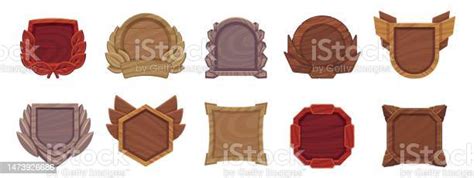 2302m10i015n013sc152223675153 나무 게임 레벨 프레임 중세 나무 아바타 테두리 등급 배지 업적 메뉴 패널 Rpg에 대한 만화 경계 장식 벡터 절연