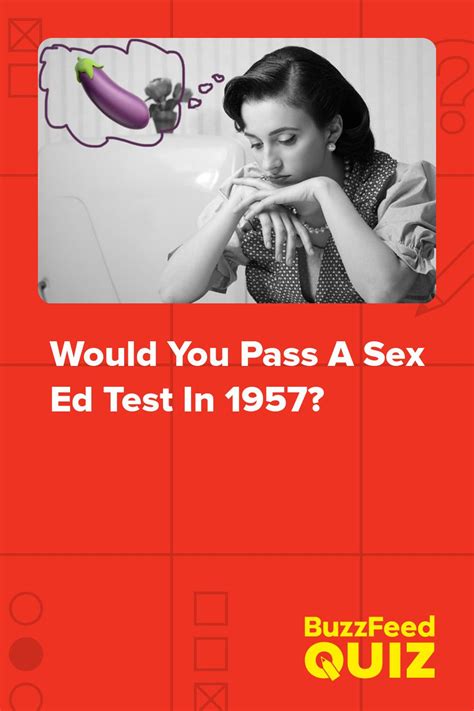 Would You Pass A Sex Ed Test In 1957 Artofit
