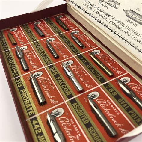 12 Esterbrook Pen Nibs From Assortment 7 New Vintage Radio Bank Falcon Box Not Included Etsy