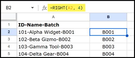 How To Extract Substring In Google Sheets