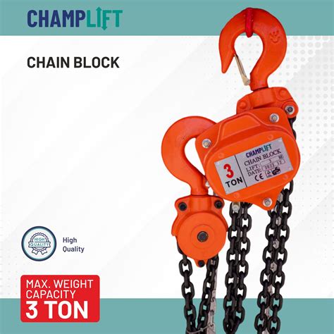 Chain Blocks 3ton Champlift Lokhandwala Trading L L C