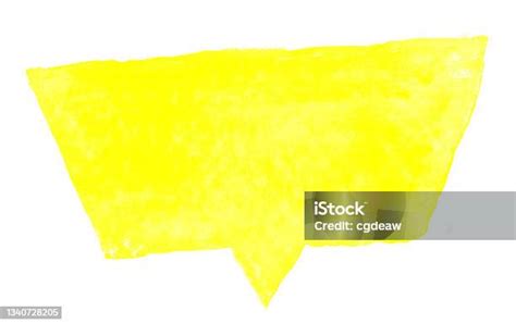 수채화 음성 거품 노란색 스티커 클립 아트를위한 음성 거품 광장 공란에 대한 스톡 벡터 아트 및 기타 이미지 Istock