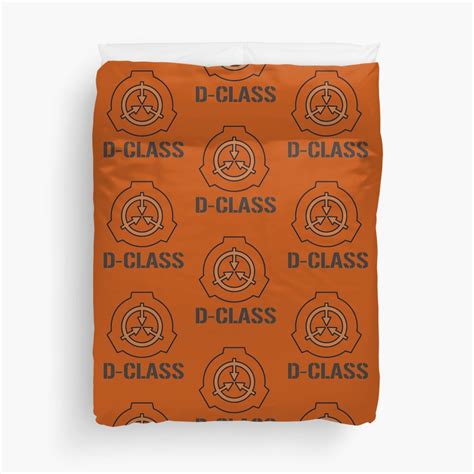 Scp Foundation D Class Duvet Cover For Sale By Rebellion 10 Redbubble