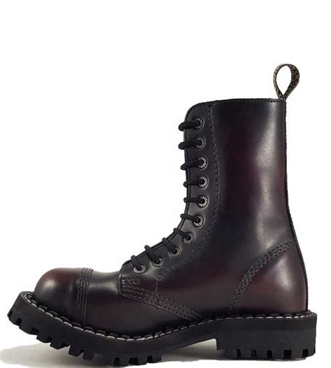 Bocanci Steel 10 Inele Bordeaux Degrade