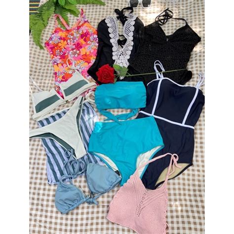 ลดราคา บิกินนี่ ชุดว่ายน้ำ Shein สำหรับสาวไซส์ L Lin Infinity Thaipick