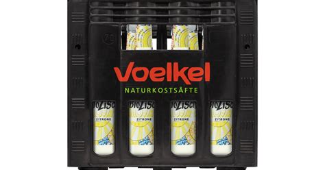 Voelkel bioZisch Zitrone Kasten x l Glas Mehrweg Getränkelieferant Frankfurt am Main