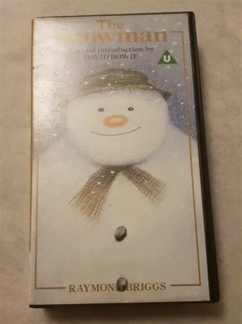 The Snowman Special Introduction By David Bowie On Vhs Video Tape £5
