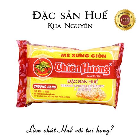 ChÍnh HÃng Combo 10 Túi Mè Xửng GiÒn Thiên Hương Đặc Sản Huế Chính