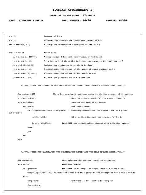 Lloyd Max Quantizer Matlab Program Pdf