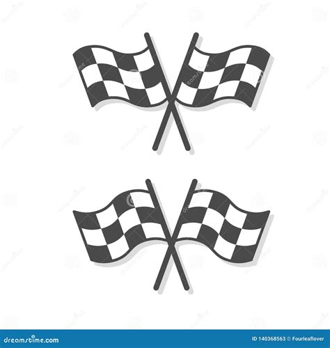 Finish Flag Vector Icon Stock Vector Illustration Of Global 140368563
