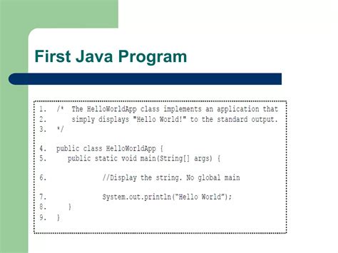 Introduction To Java Ppt Programming Languages Computing