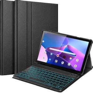 Proelite Detachable Bluetooth Backlit Keyboard Case For Lenovo Tab M Rd Gen Bluetooth