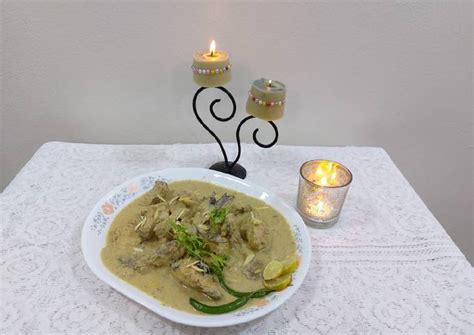 Step By Step Guide To Prepare Award Winning Shahi White Chicken Creamy