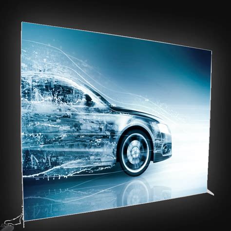 Mobile Led Exhibition Wall Tool Free Assembly Brilliant Impression