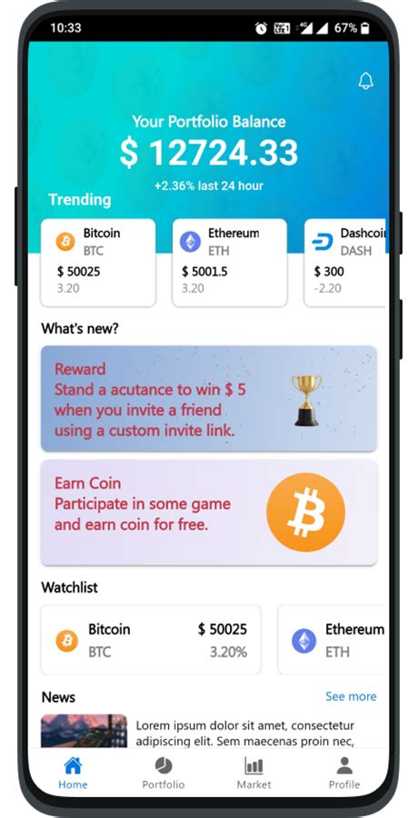 Crypto Currency Trading Android App Template Ios App Template Ionic Coinb By