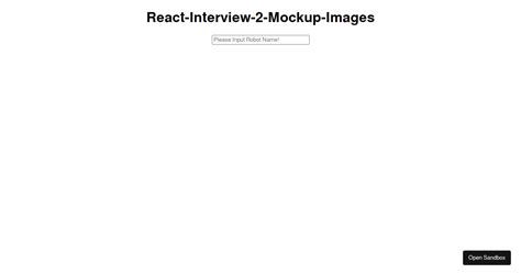 React Interview 2 Fetch Api Codesandbox