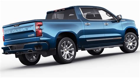 3d Chevrolet Silverado High Country 2022 Turbosquid 1951621