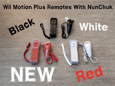 Wii Motion Plus Remotes With Grip And Nunchuk Mariogasm