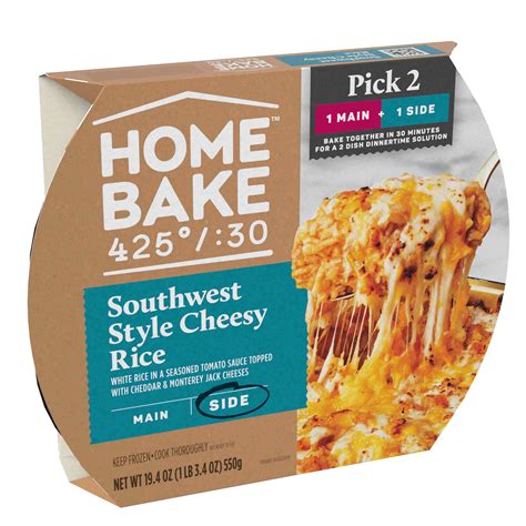 Homebake 425°30 Southwest Style Cheesy Rice Side Dish 194 Oz Box