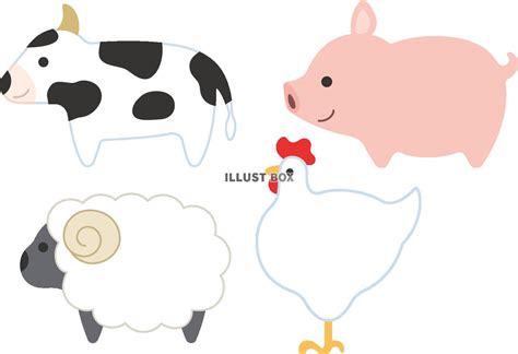 無料イラスト ポーク チキン ビーフ ラム