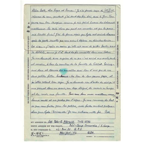 Ww2 Era Letter Written By German Pow In Kansas He Writes Asking About