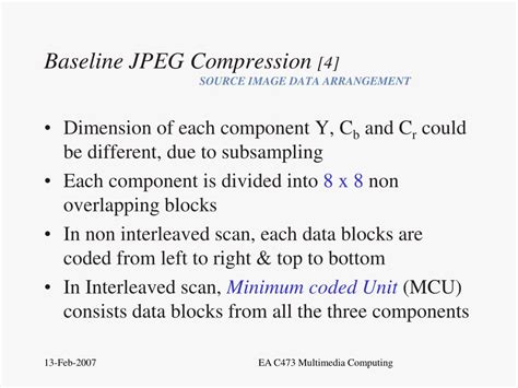 Ppt Jpeg Still Image Compression Standard Powerpoint Presentation