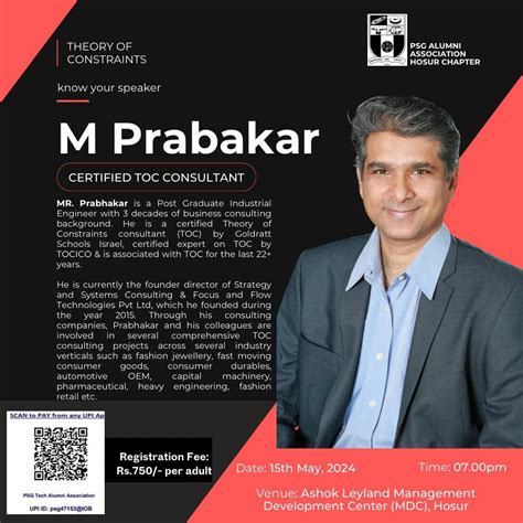 P Saravanan Dgm R N D Posted On Linkedin