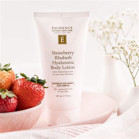 Eminence Organics Strawberry Rhubarb Hyaluronic Body Lotion Organic