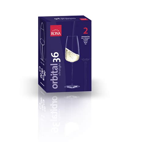 Rona Orbital Champagne Flute Rona Usa