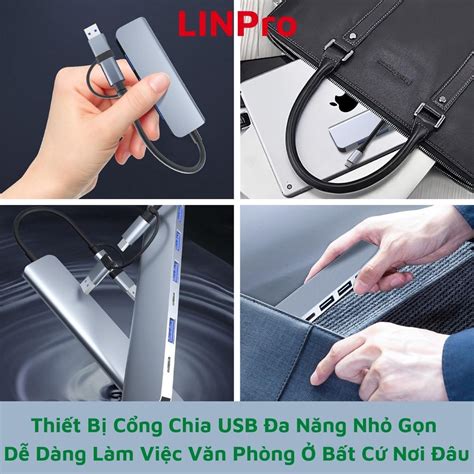 Mua C Ng Chia Usb Hub Type C All In Hub Usb M R Ng C Ng K T N I A N Ng Cho M Y T Nh