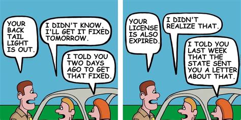 Pulled Over By A Cop