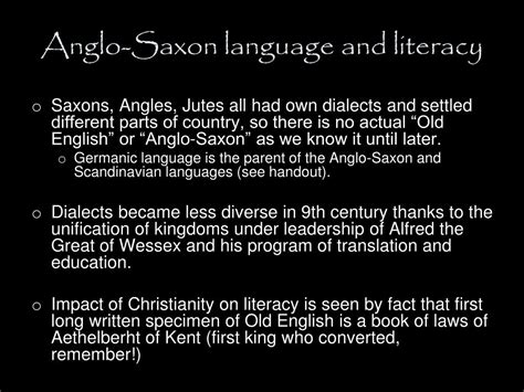 Ppt Anglo Saxon England Powerpoint Presentation Free Download Id