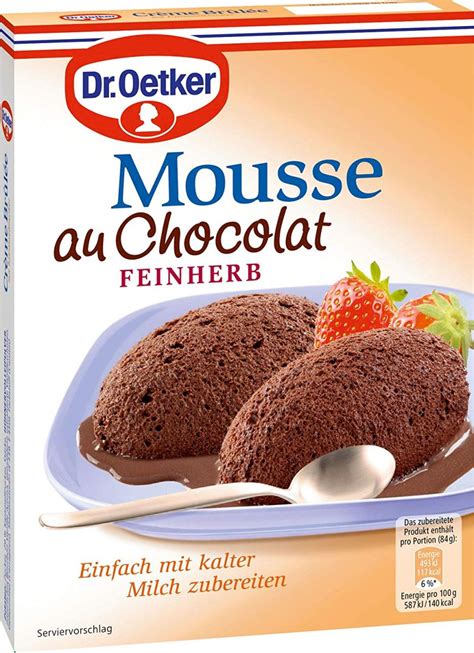 Dr Oetker Mousse Dark Chocolate Safka Continental Goodies Auckland