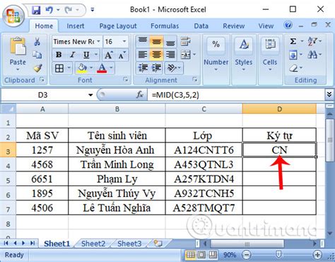 How To Use Mid Functions To Get Strings In Excel