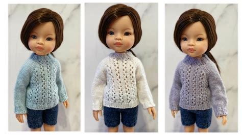 Ольга УХ Вязание для куклы Паола Рейна